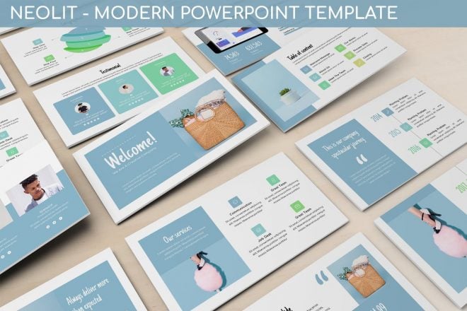 30+ Template PowerPoint Modern Terbaik 2024 - desainae.com