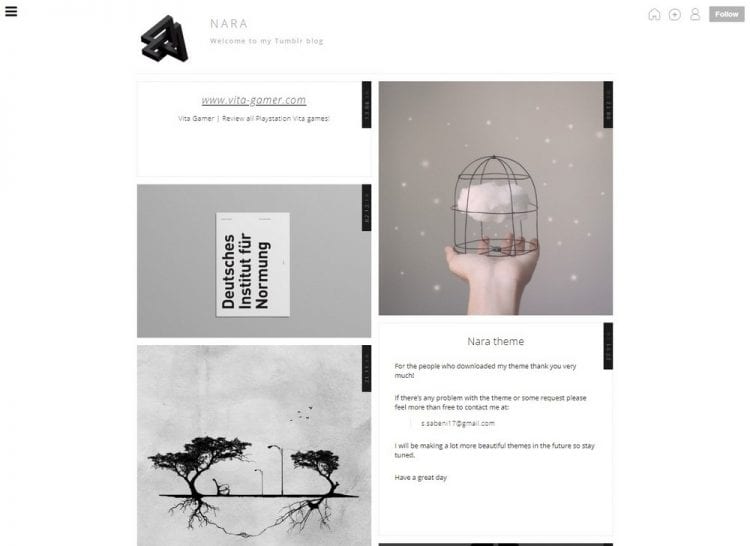 20+ Tema Tumblr Dua Kolom Terbaik - desainae.com