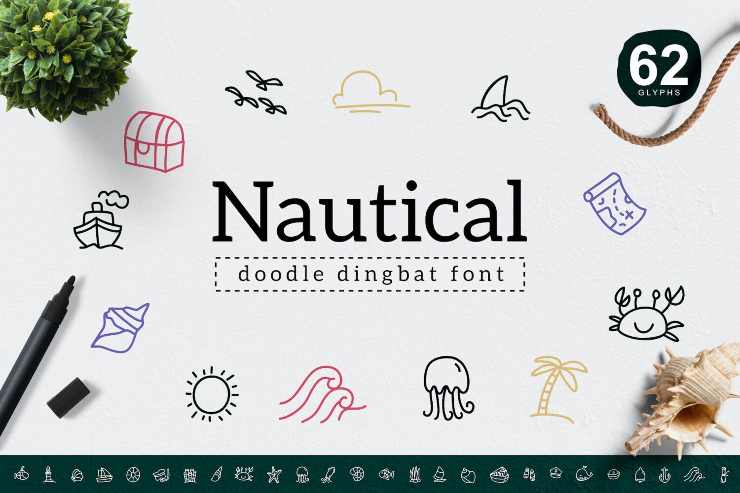 30+ Best Nautical Fonts (Sea Fonts, Nautical Script Fonts + More) 2025 ...