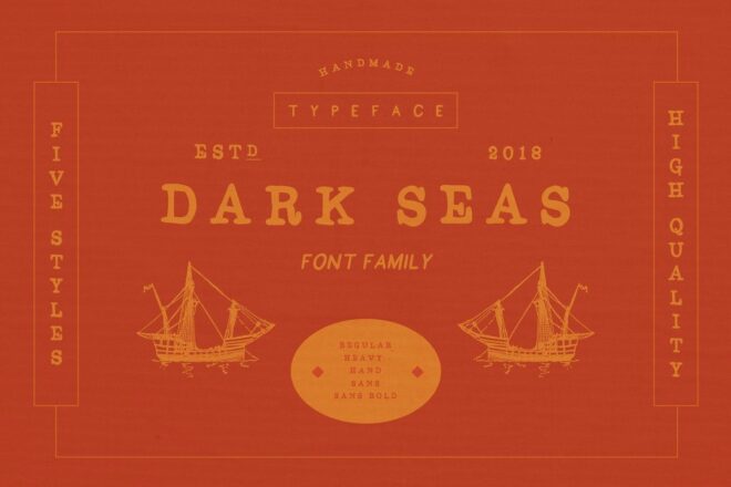 30+ Best Nautical Fonts (Sea Fonts, Nautical Script Fonts + More) 2025 ...