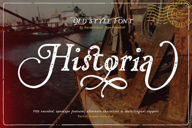 30+ Best Nautical Fonts (Sea Fonts, Nautical Script Fonts + More) 2025 ...