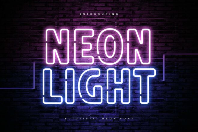 40+ Best Neon Fonts for Vibrant and Luminous Type - Theme Junkie