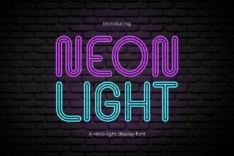30+ Best Neon Fonts for Vibrant and Luminous Type - Theme Junkie