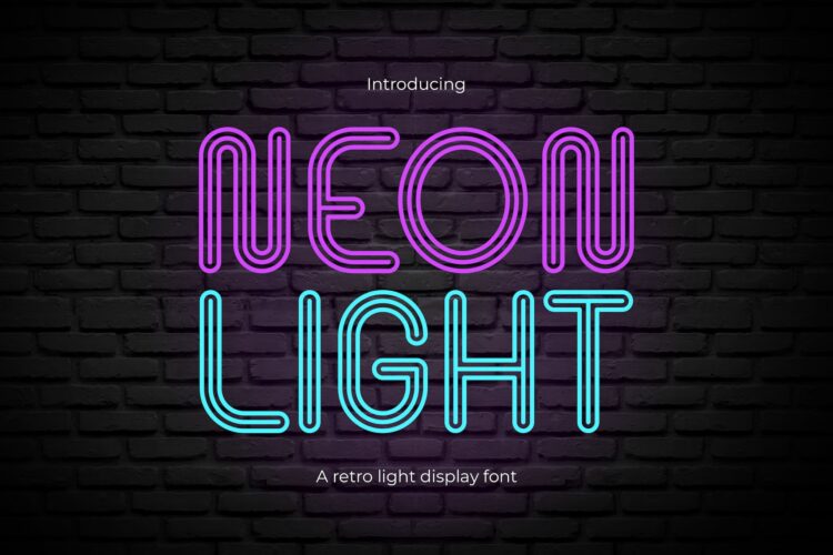 40+ Best Neon Fonts for Vibrant and Luminous Type - Theme Junkie