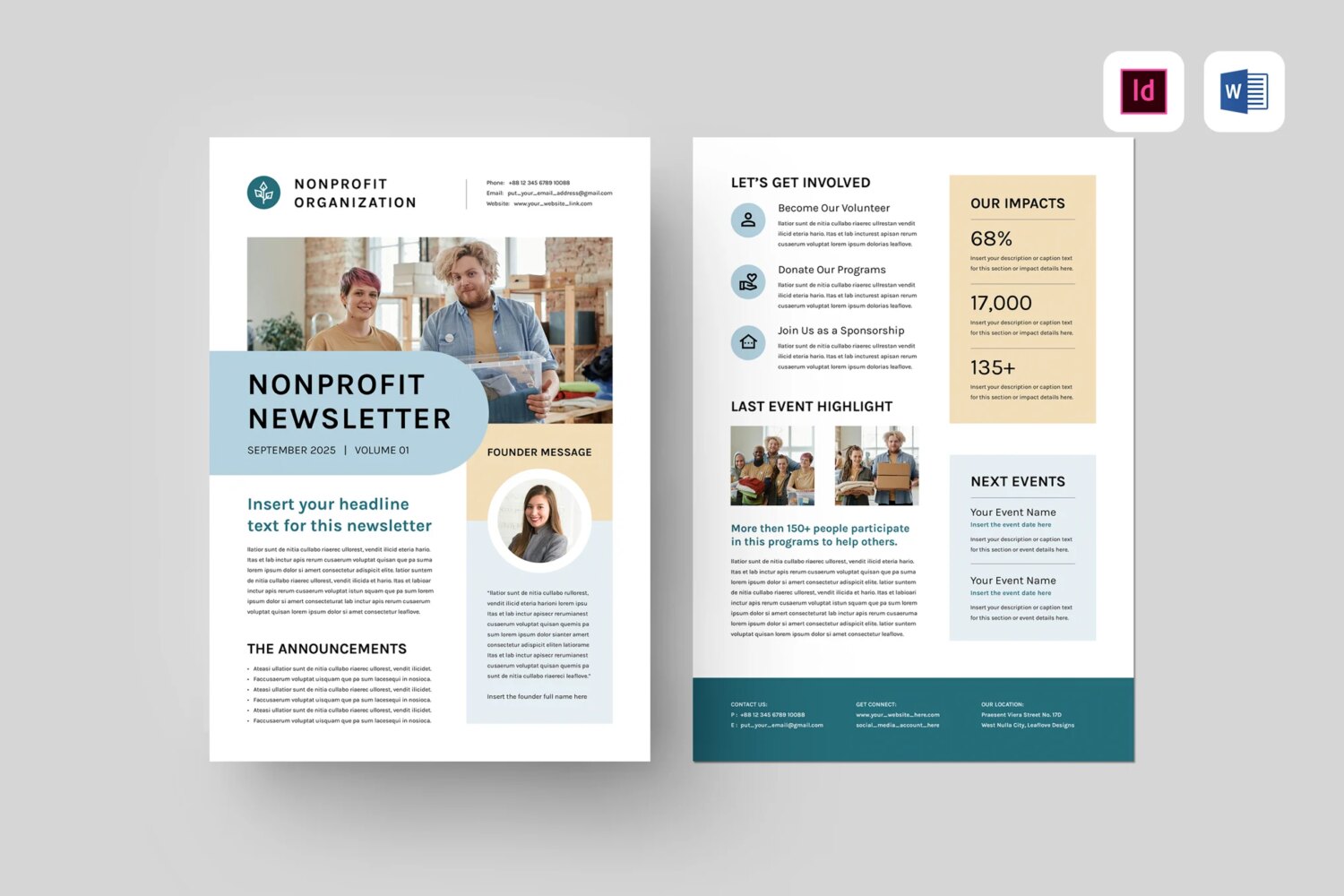 50+ Best InDesign Newsletter Templates (Free & Pro) 2025 - Theme Junkie