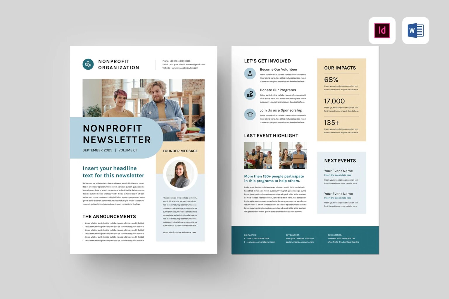 50+ Best InDesign Newsletter Templates (Free & Pro) 2025 - Theme Junkie