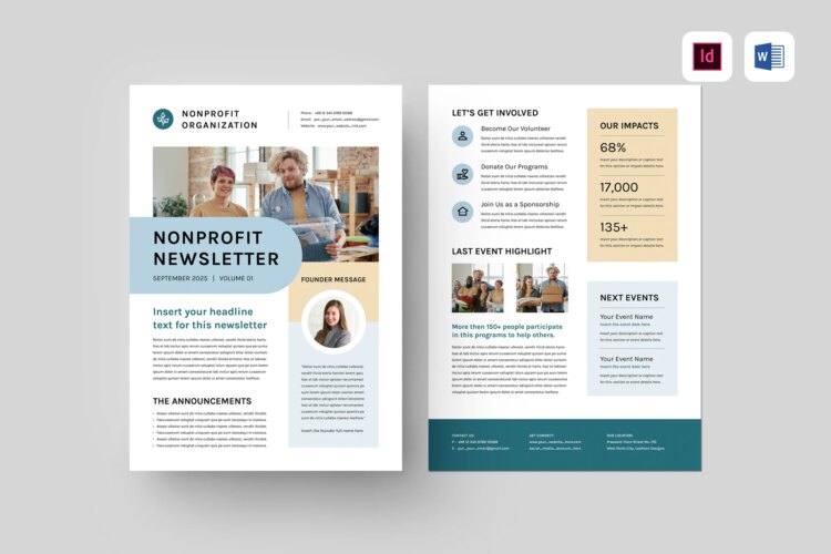 50+ Best InDesign Newsletter Templates (Free & Pro) 2025 - Theme Junkie