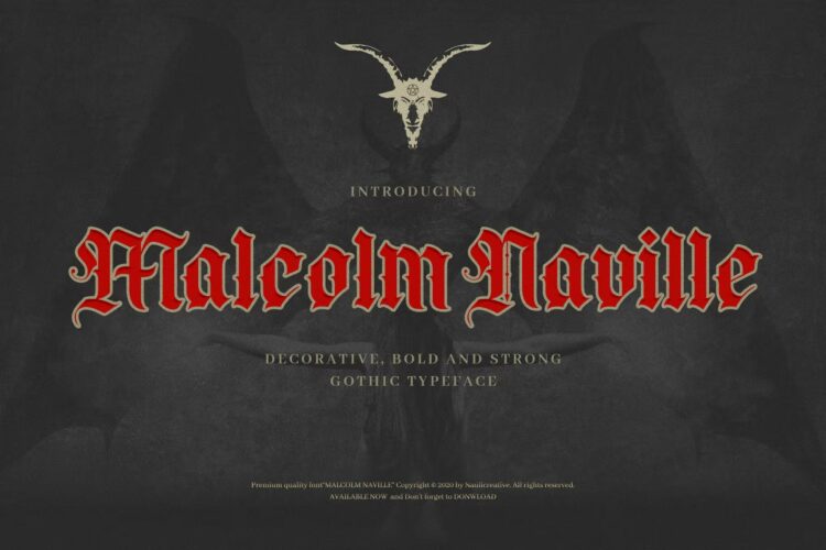 20+ Classic “Old English” Traditional Fonts with Vintage Designs ...