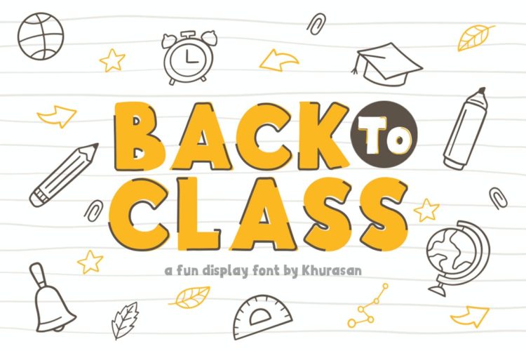 30+ Font Garis Besar Terbaik 2024 - desainae.com