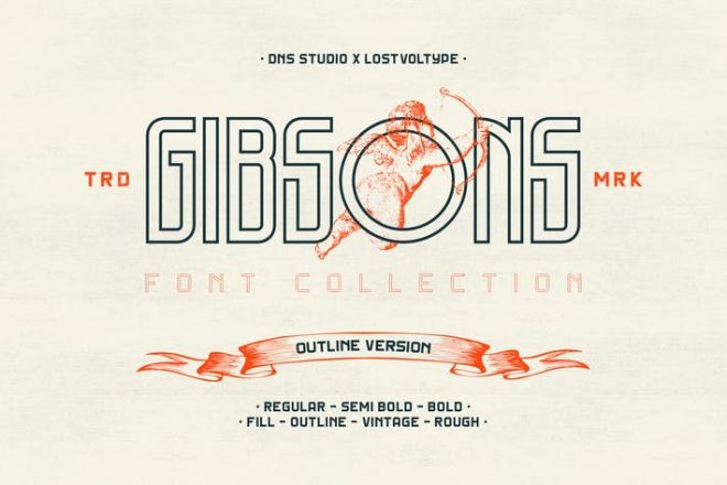 50+ Best Outline Fonts 2025 - Theme Junkie