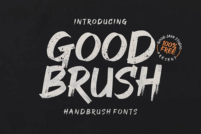 35+ Best Paint Brush Fonts (Free & Pro) - Theme Junkie
