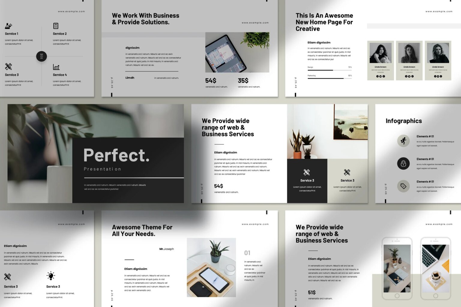 70+ Minimalist PowerPoint Templates (Free & Pro Minimal PPT) 2025 ...