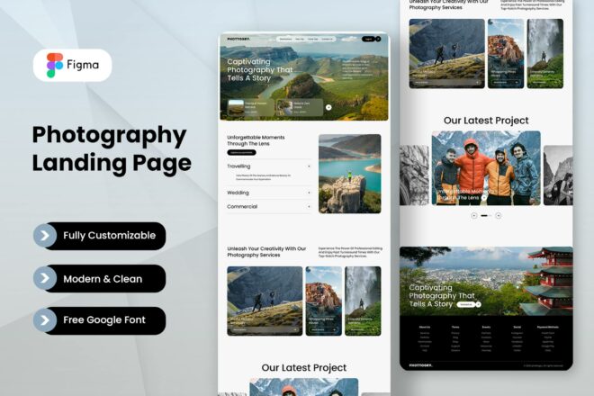 20+ Versatile Landing Page Mockups (PSD, Figma & More) - Theme Junkie