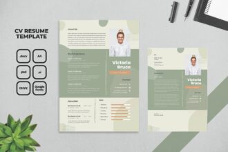50+ Best Photoshop Resume Templates (PSD) With Modern Designs - Theme ...