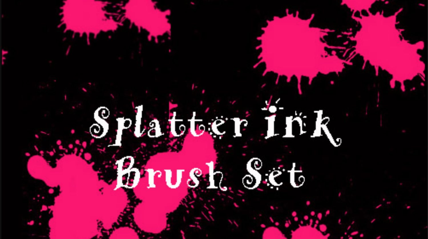 20+ Splat & Splatter Brushes Photoshop Terbaik 2024 - desainae.com