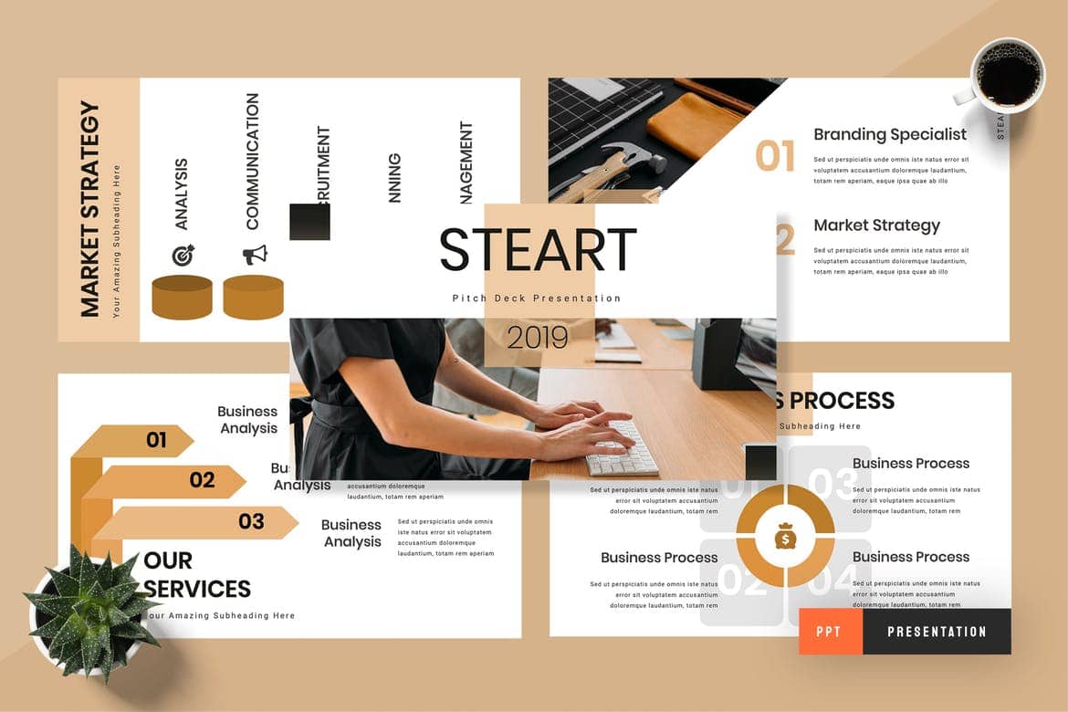 30+ Template Dek Pitch Bisnis Terbaik untuk PowerPoint 2024 - desainae.com