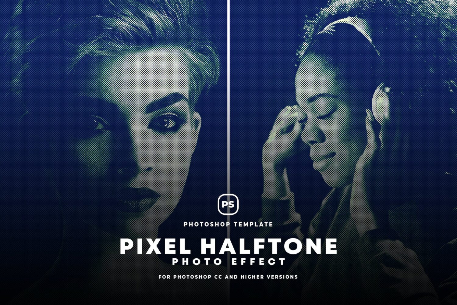 35+ Best Halftone Effects for Photoshop (Color Halftone Brushes ...