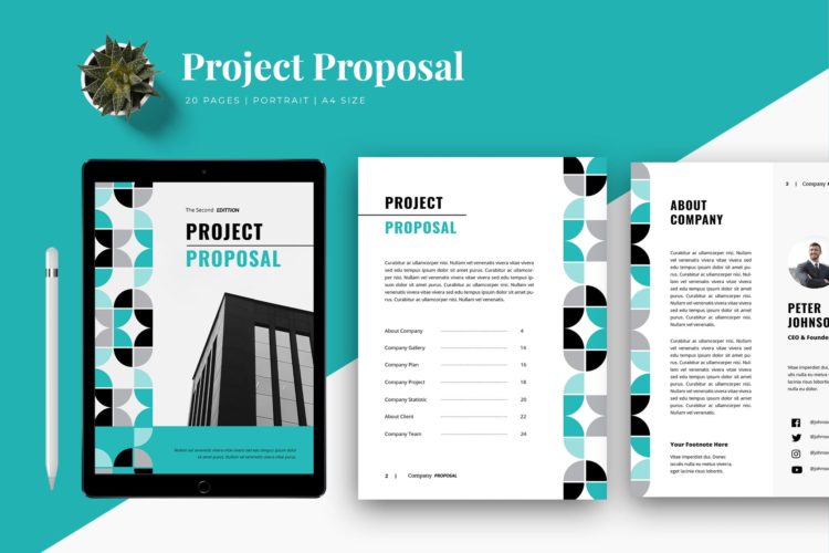 50+ Best Business Project Proposal Templates (Free & Pro) 2024 - Theme ...