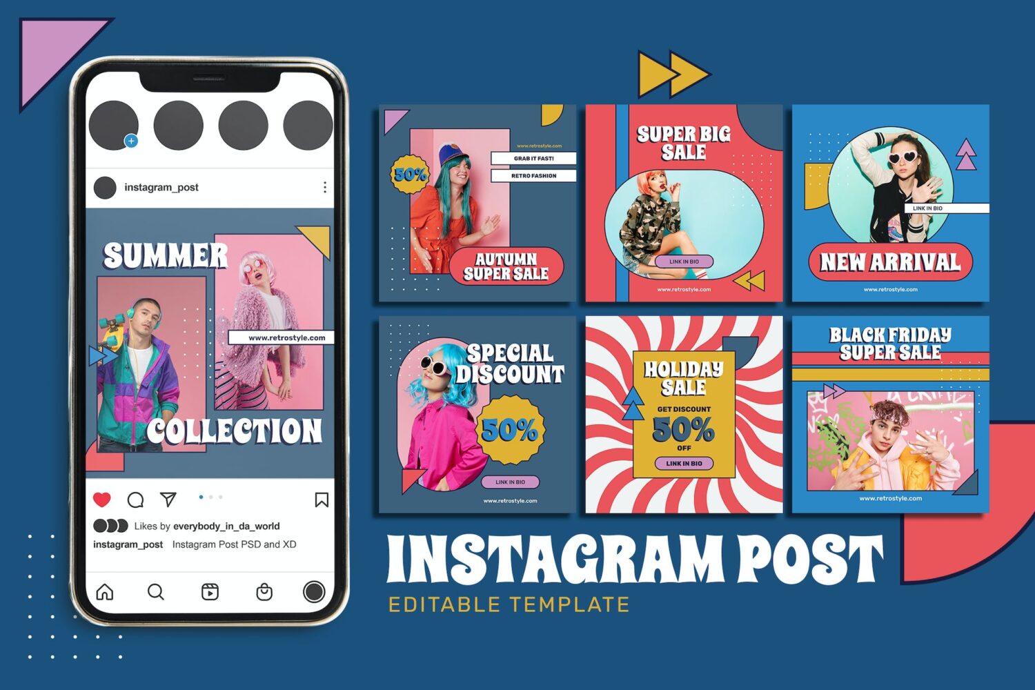70+ Top Instagram Grid Template PSDs for 2024 - Theme Junkie