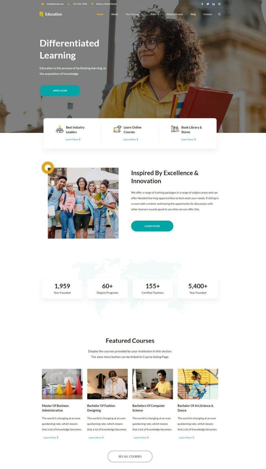 35+ Best Education & University WordPress Themes (Free & Premium) 2024 ...