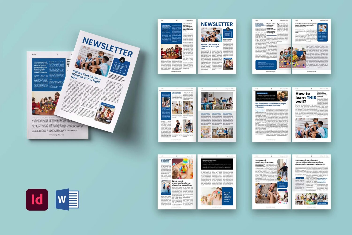 50+ Best InDesign Newsletter Templates (Free & Pro) 2025 - Theme Junkie