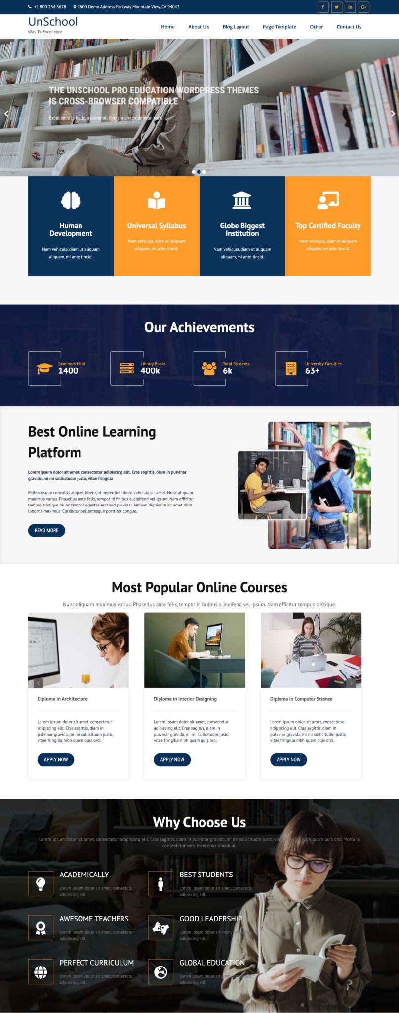 55+ Best School WordPress Themes 2024 (Free & Premium) - Theme Junkie