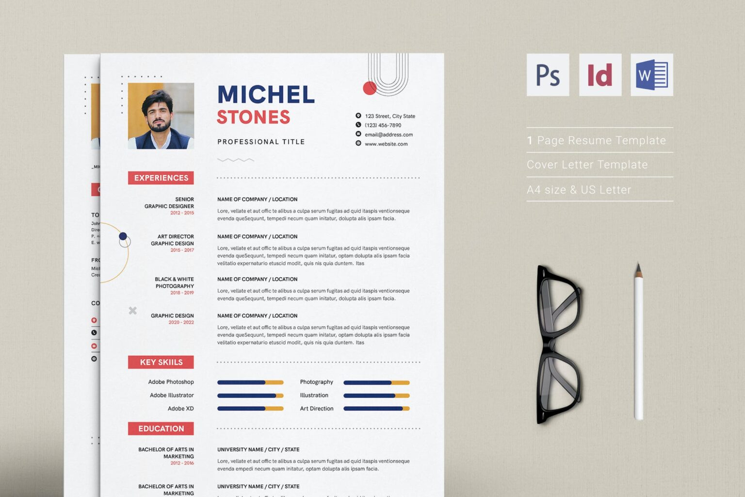 60+ Best InDesign Resume Templates (+ Free CV Templates) 2025 - Theme ...