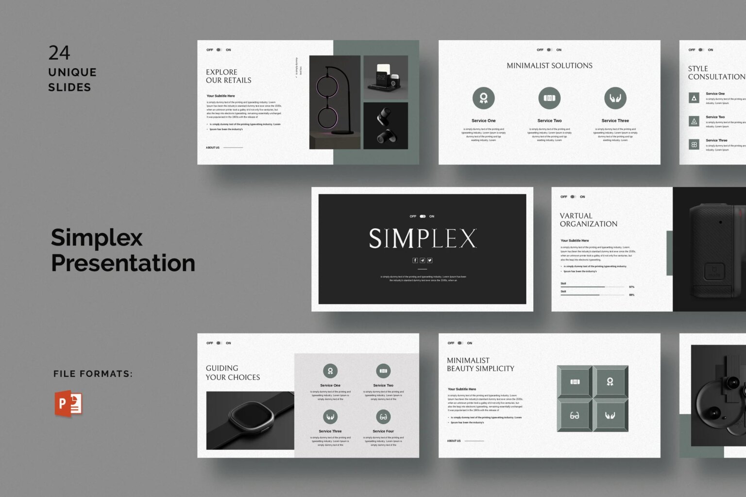 70+ Minimalist PowerPoint Templates (Free & Pro Minimal PPT) 2025 ...