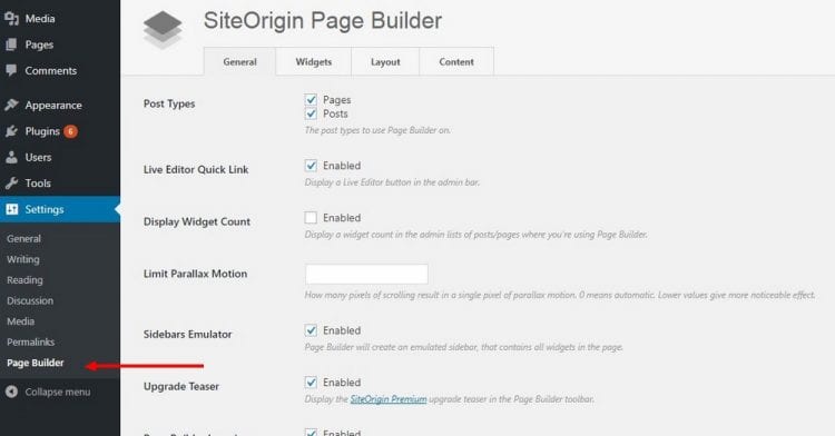 Cara Memasang & Mengonfigurasi Pembuat Halaman SiteOrigin - desainae.com