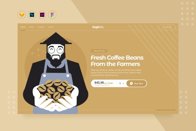 20+ Template Situs Web & Desain Web Sketsa Terbaik 2024 - desainae.com