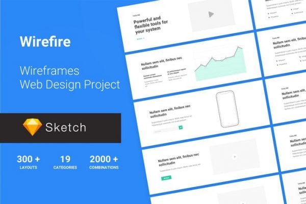 35+ Template Sketsa Wireframe Terbaik 2024 - desainae.com
