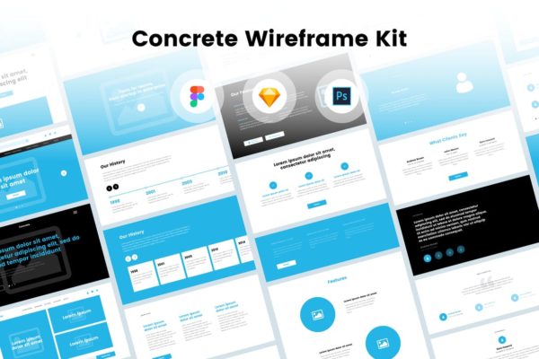 35+ Template Sketsa Wireframe Terbaik 2024 - desainae.com