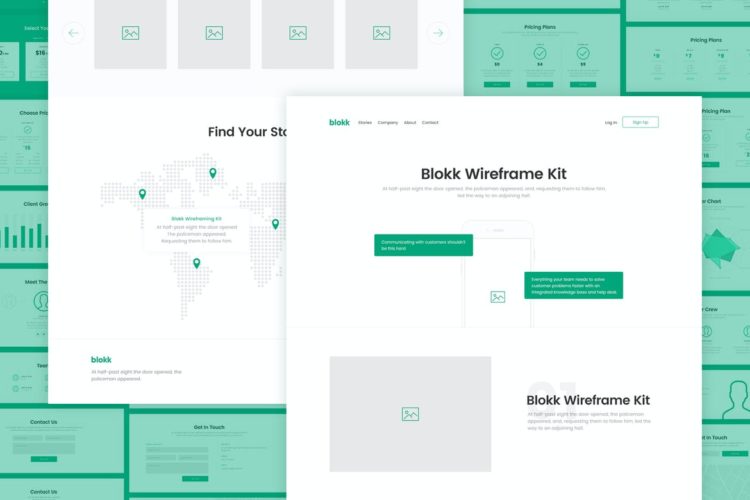 35+ Template Sketsa Wireframe Terbaik 2024 - desainae.com