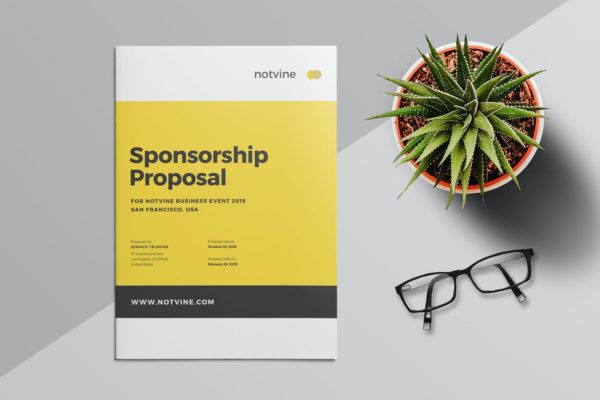 20+ Template Proposal Acara & Sponsor Terbaik 2020 - desainae.com