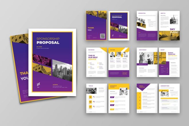 20+ Template Proposal Acara & Sponsor Terbaik 2020 - desainae.com