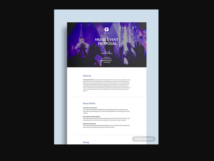 20+ Template Proposal Acara & Sponsor Terbaik 2020 - desainae.com