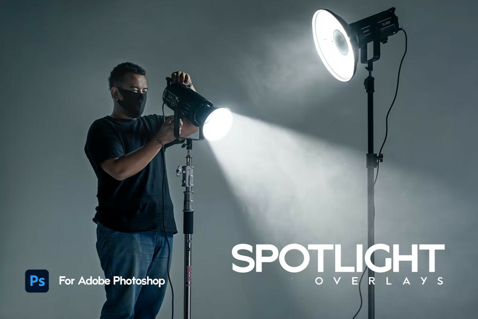 25+ Best Photoshop Spotlight Effects (How to Make a Spotlight in ...