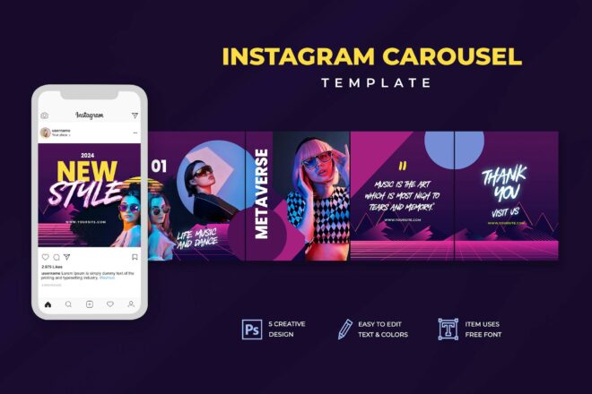30+ Best Instagram Carousel Templates (+ Carousel Examples) - Theme Junkie