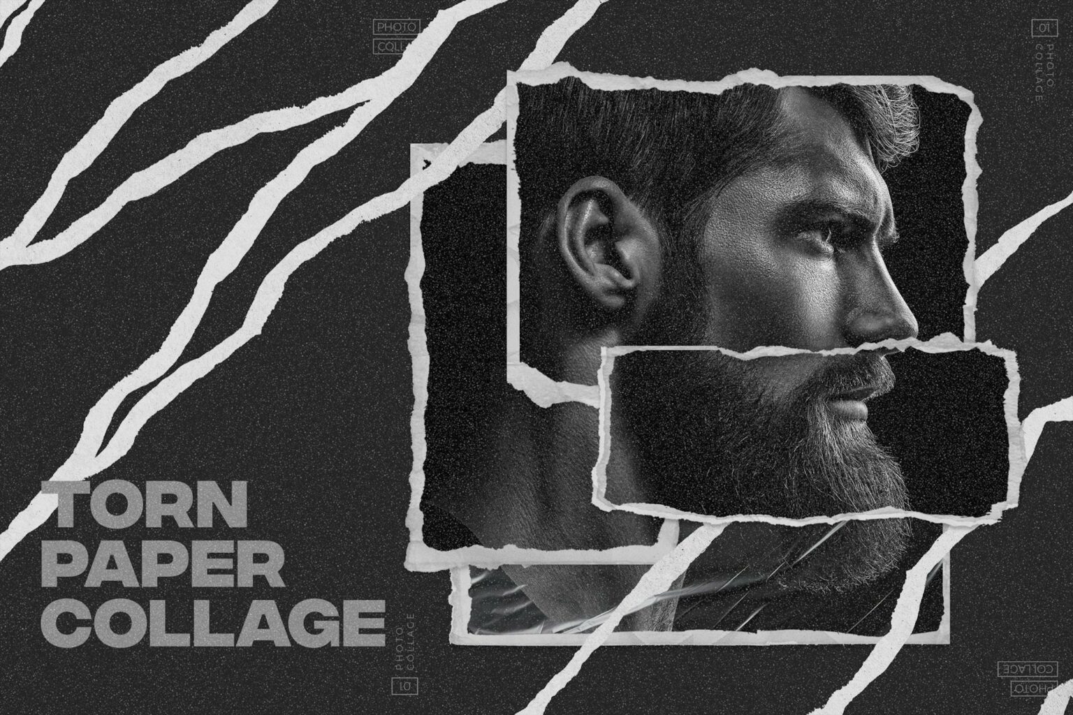 30+ Best Torn Paper Effects for Photoshop (Torn Edges, Brushes ...