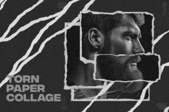 30+ Best Torn Paper Effects for Photoshop (Torn Edges, Brushes ...