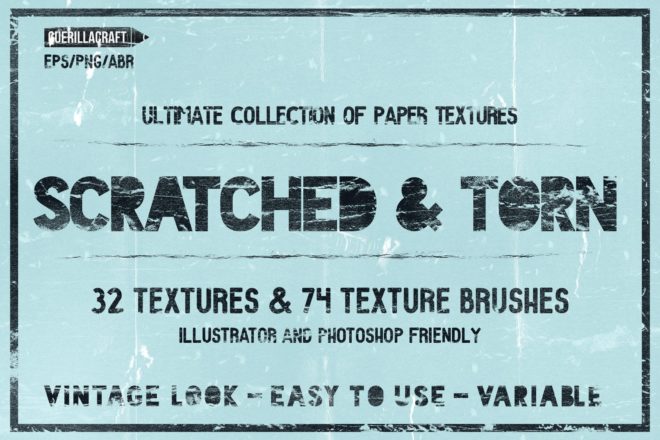 30+ Best Torn Paper Effects for Photoshop (Torn Edges, Brushes ...