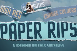 24+ Best Torn Paper Effects for Photoshop (Torn Edges, Brushes ...