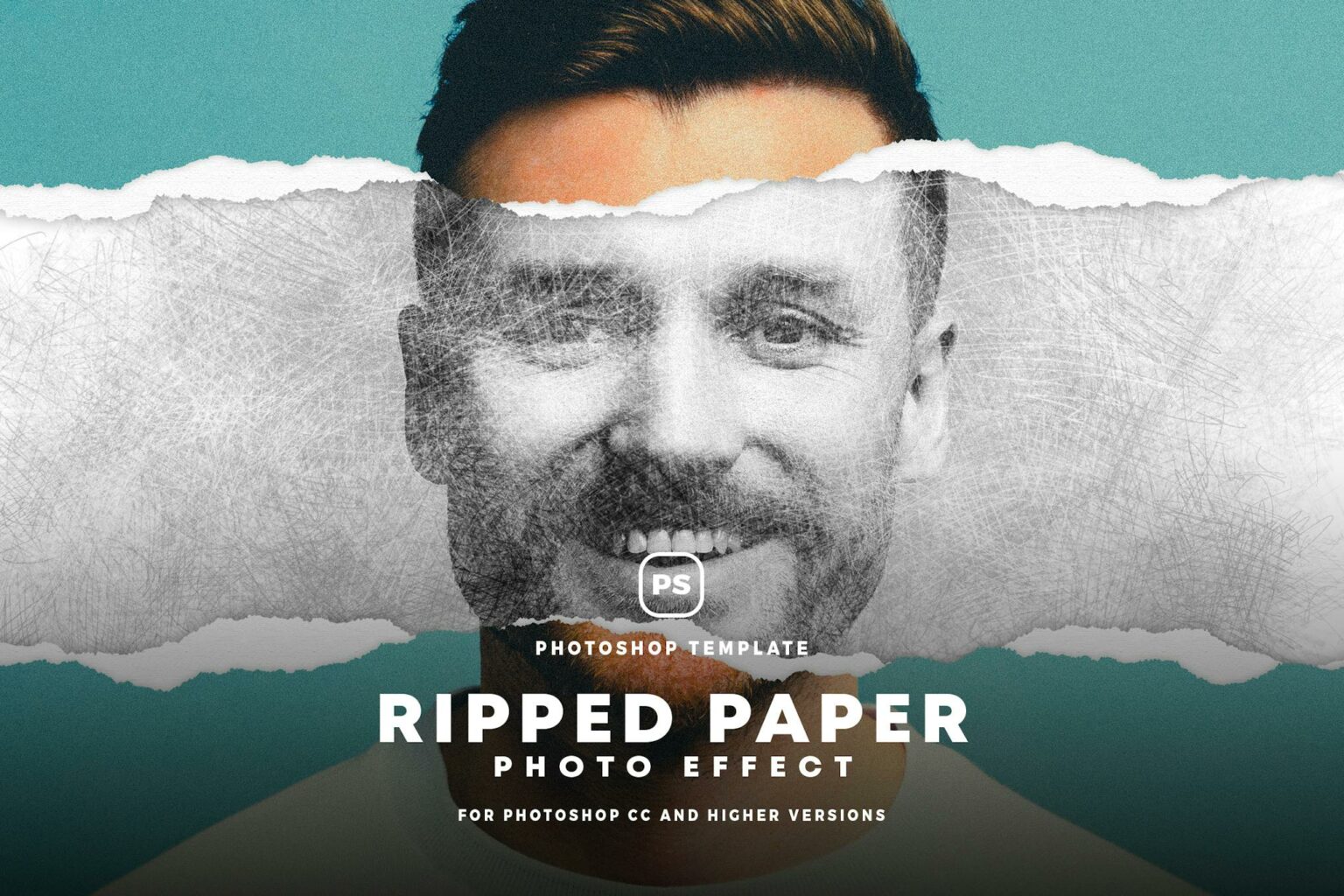 30+ Best Torn Paper Effects for Photoshop (Torn Edges, Brushes ...