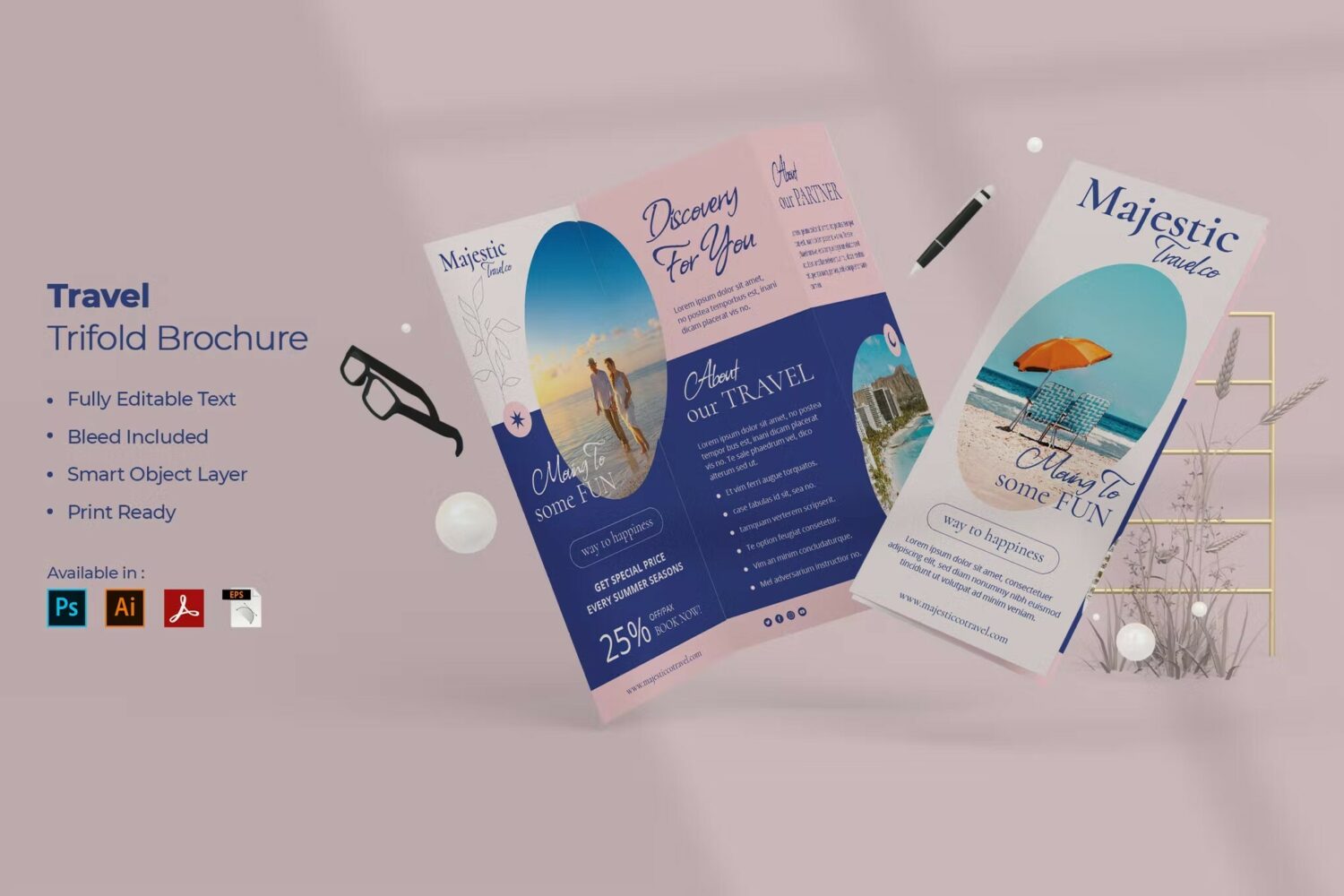 20+ Travel Brochure Templates (For Travel Agents, Vacation Rentals ...