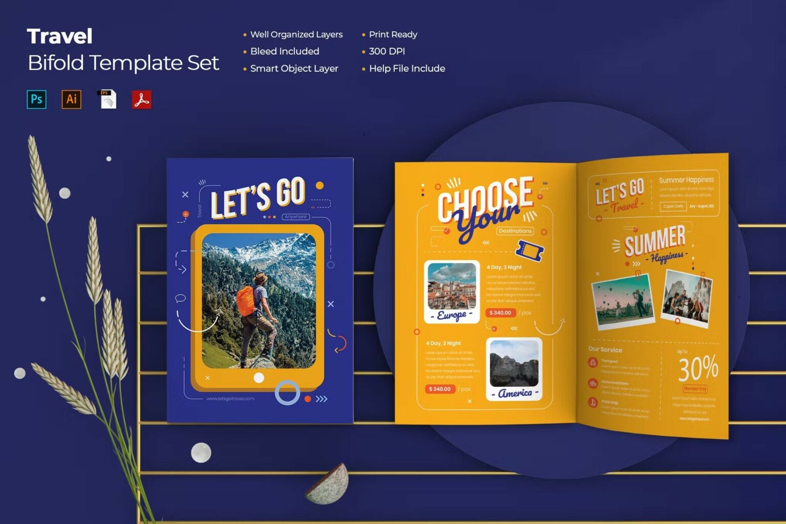 20+ Travel Brochure Templates (For Travel Agents, Vacation Rentals ...