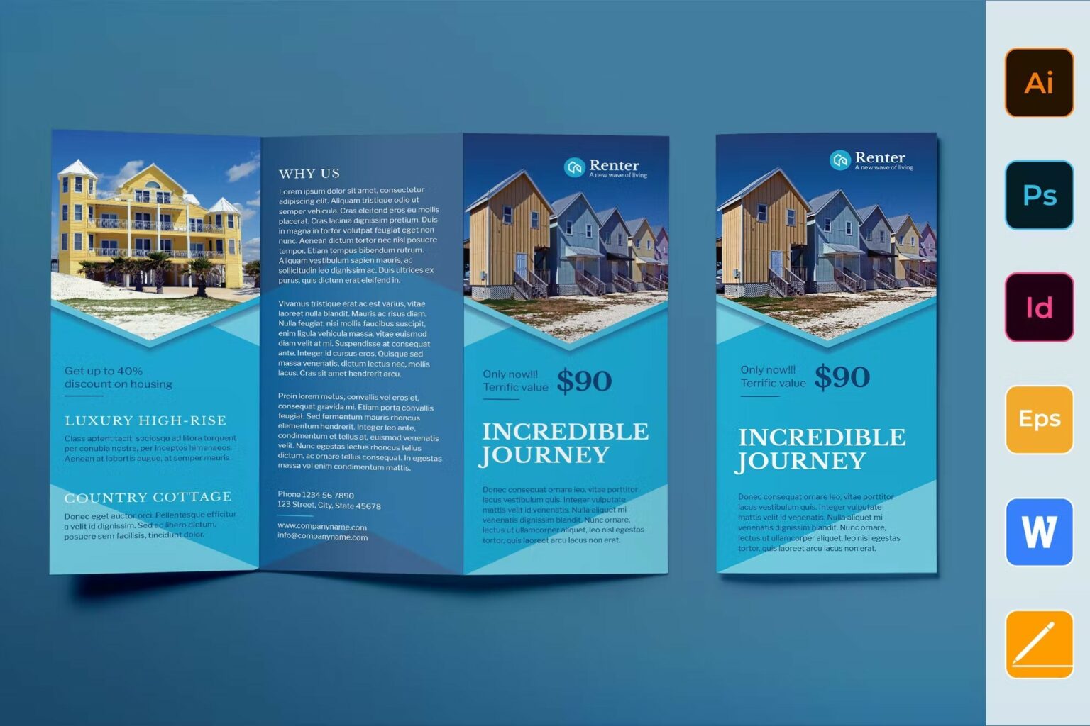 20+ Travel Brochure Templates (For Travel Agents, Vacation Rentals ...