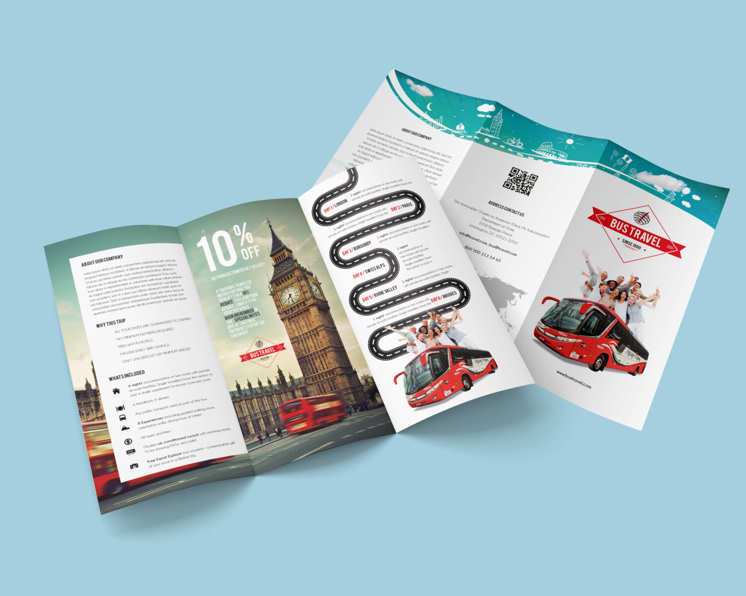 20+ Travel Brochure Templates (For Travel Agents, Vacation Rentals ...