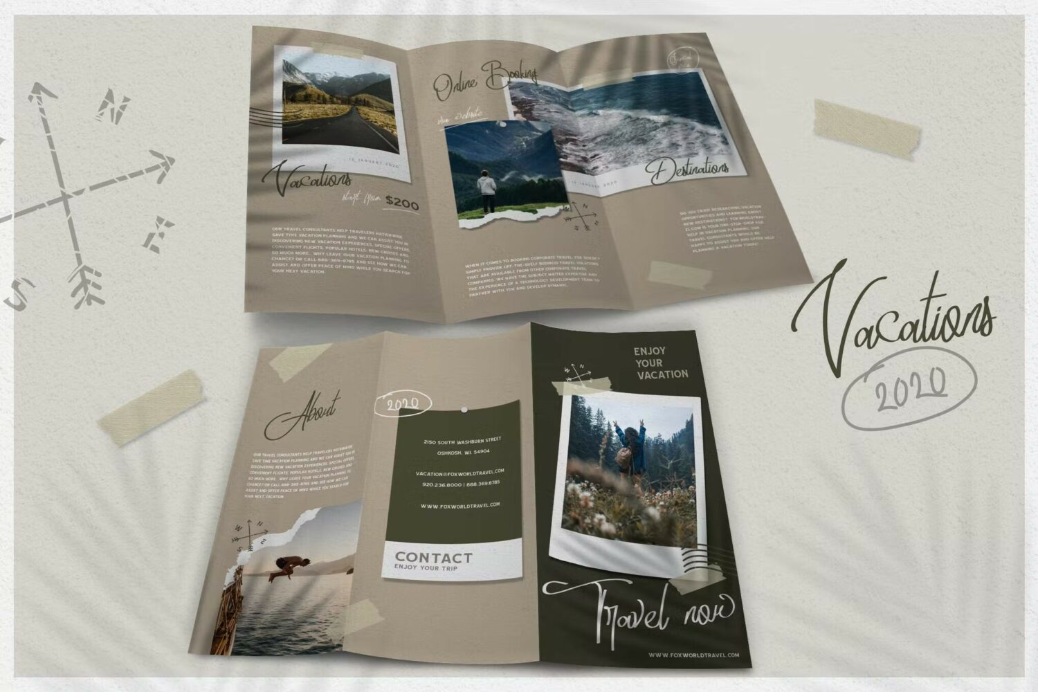 20+ Travel Brochure Templates (For Travel Agents, Vacation Rentals ...