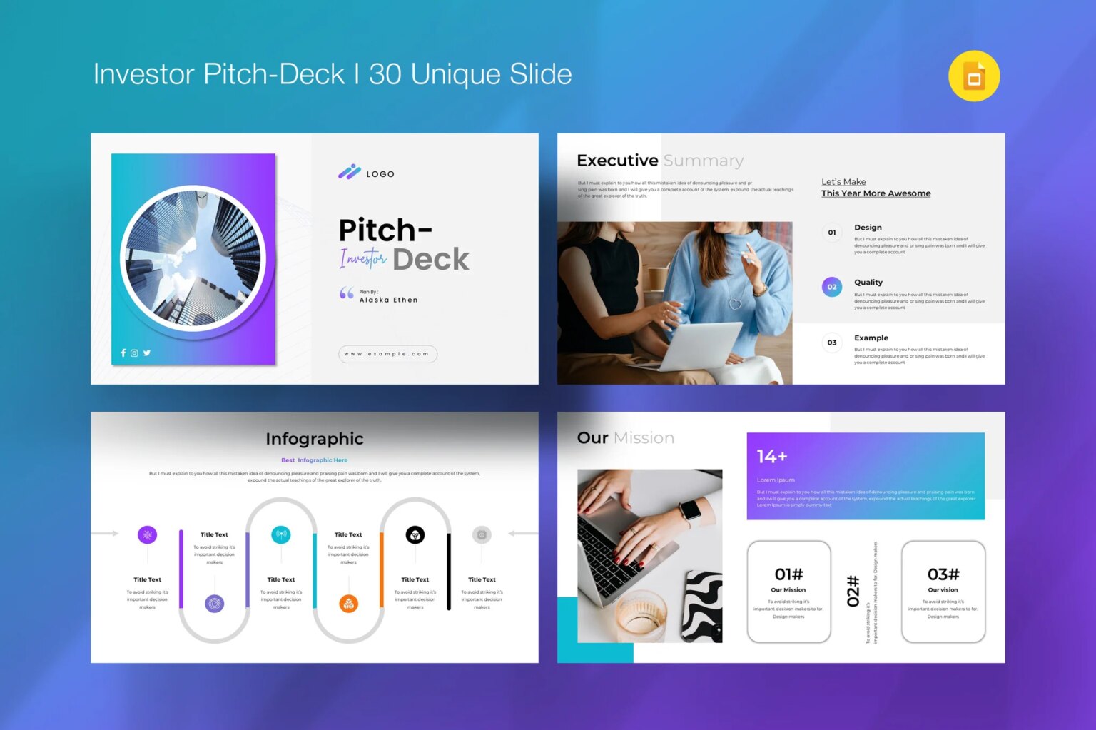 60+ Best Google Slides Pitch Deck Templates (Free & Pro) 2025 - Theme ...