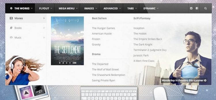 What is a Mega Menu? (With 10 Creative Examples) - Theme Junkie